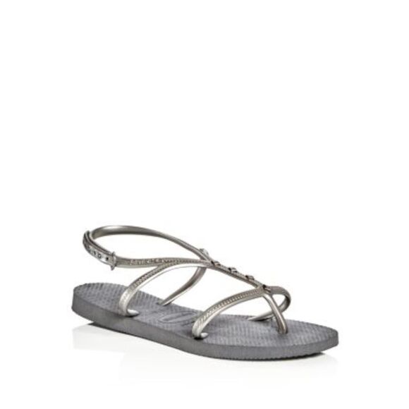 Havaianas | Shoes | Nwt Havaianas Womens Steel Gray Slingback Allure ...